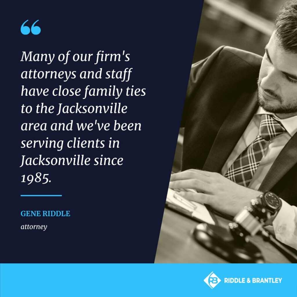 Jacksonville Personal Injury Lawyer | Riddle & Brantley Accident Injury ...